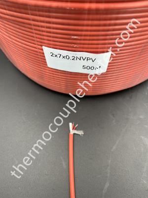 China Thermocouple type N Extension Wire Cable in PVC and metal mesh for sale