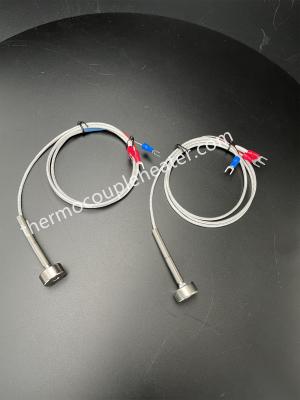 China PT100 Magnetic Surface Temperature Sensor with metal mesh Lead [-50...450°C] for sale
