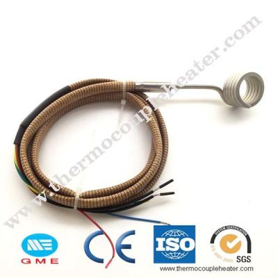 China Calefator de bobina da mola com o bocal do molde do par termoelétrico, elemento de aquecimento bonde à venda
