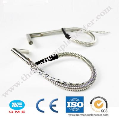 100W 110V Electric Cartridge Heater With Angle Lead Wire 203mm For Plastic Machinery