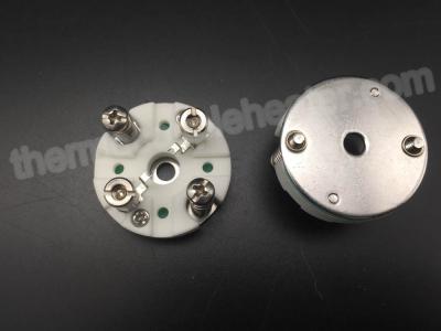 China 2-6 Pins Thermocouple Components Ceramic Terminal Connection Block D-2P-C for sale
