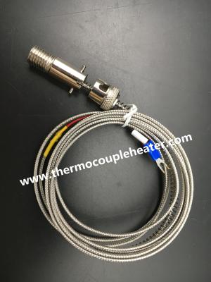 Chine Type de thermocouple de style de baïonnette de capteur de température J/K avec le câble de 2m à vendre