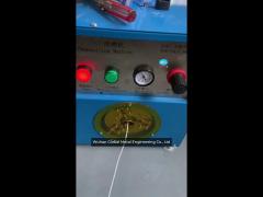 Equipamento de produção de termopares Tubos SS Máquina automática de laminação de ranhuras