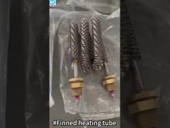 U Shape Stainless Steel Finned Tubular Heater / 500W-3000W Tubular Air Heater