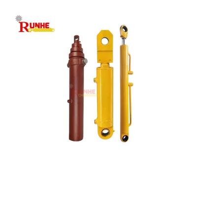 China Single Acting Multi Stage Hydraulic Cylinder Long Stroke For Dump Truck for sale
