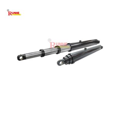 China Trunnion Mounting Multi Stage Cylinder Heavy Duty For Silage Machinery for sale