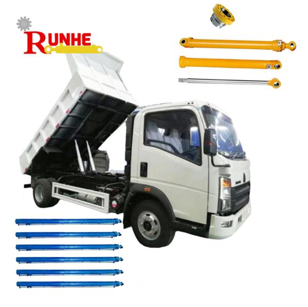 Quality 250mm Stroke Anti Corrosion Dump Truck Hydraulic Cylinders For Forestry Trucks for sale
