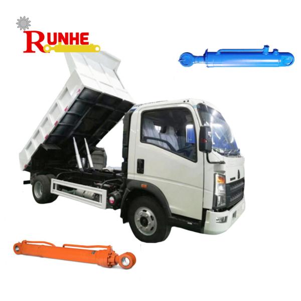 Quality Hard Chrome Rod 0.8 MPS Lift Speed Dump Truck Cylinder For Haul Trucks for sale