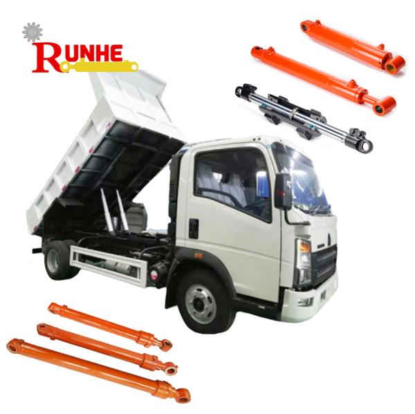 Quality Thickened Steel Barrel 30MPa Multi stage  Dump Truck Hydraulic Cylinders For FMX Series for sale