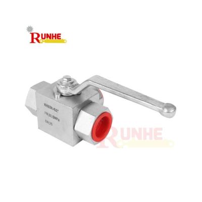 China Hydraulic 3 Way High pressure Ball Valve KHB3K-G1 For Marine Hydraulic System for sale
