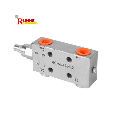 China VBCD-G3-8 SE-FL2 Hydraulic Control Valve G3/8 Connection 31.5 MPa for Molding Equipment for sale