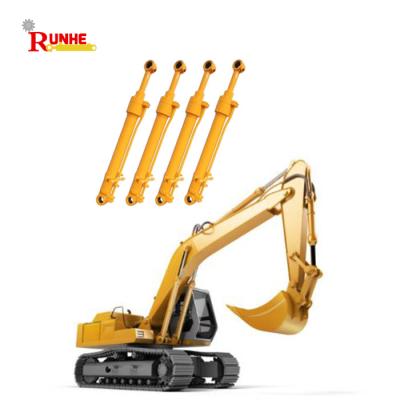 China Single And Double Acting Telescopic Hydraulic Cylinders For Tracked Tractors for sale