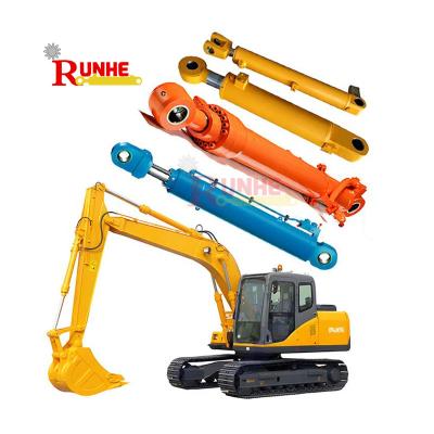 China Heavy Pressure Cylinder Excavator Hydraulic Cylinder Boom Arm Bucket Cylinder for sale