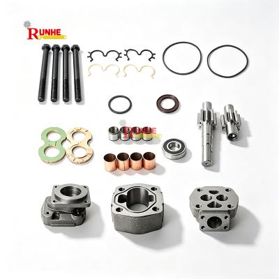 China P365 Hydraulic Gear Pump & Motor Spare Parts Gear Shaft, Side Plate, Seal Kit, Bearing, Pump Housing for Construction Machinery for sale