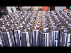 45 steel agricultural hydraulic cylinders flange mounting style for combine harvester
