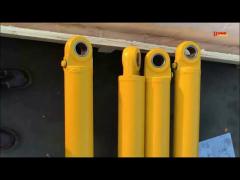 single and double acting telescopic hydraulic cylinders for tracked tractors