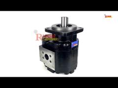 fixed and positive displacement hydraulic gear pump pgp075 series for skid steer loader