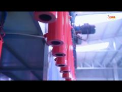 hydraulic telescopic piston cylinder heavy duty for harrow machine