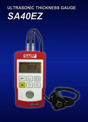 China 4 digits LCD display Ultrasonic Thickness Gauge SA40EZ for testing wall thickness and velocity for sale