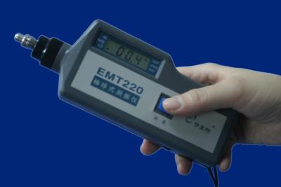 China 0.001～1.999 mm Displacement digits liquid crystal display 2V AC viration meter EMT220 for sale