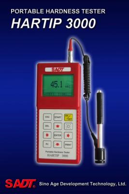 China HL Leeb Hartip 3000 red color Automatic Hardness Tester for Measuring Vickers Shore Brinell for sale