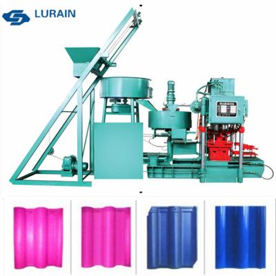 China Automatic control concrete roof tile machine  for European Tiles and Wave Tiles Making for sale