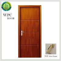 China Fire Rated WPC Plain Solid Wood Interior Doors Termite Resistance Home Use for sale