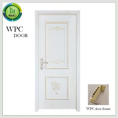 中国 木製の内部WPCの明白なドアのシロアリの抵抗力があるアパートの使用 販売のため
