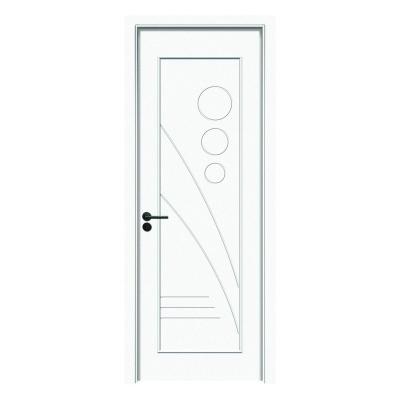 High-Cavity Structural Design WPC Door With Natural Tone Cutting-Edge Technology