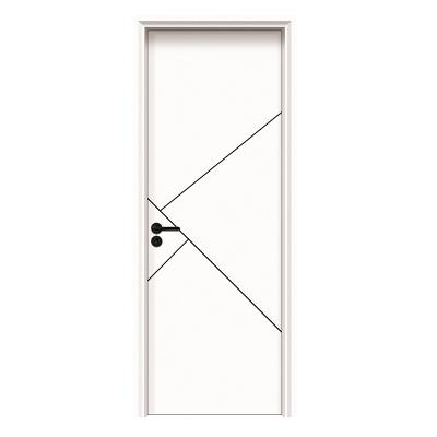 Китай Водонепроницаемая WPC полые двери со стеклянным украшением для кухонь и ванных комнат продается