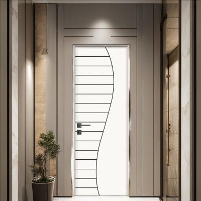 Китай Специалистское изготовление WPC полые двери для блокировки шума и энергосбережения интерьеров продается