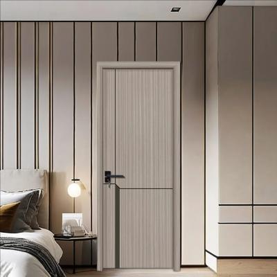 Cina Porta cava in WPC laminato PVC ecologico con isolamento termico e acustico 30db per uso interno in vendita