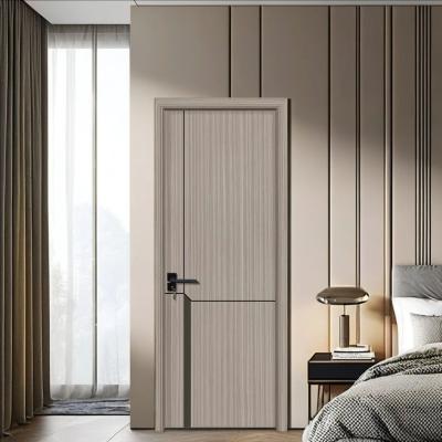 Cina Porta cava in WPC laminato PVC ecologico con isolamento termico e acustico 30db per uso interno in vendita