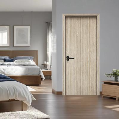 China WPC Hollow Door With Easy To Install Feature Hinged Installation Method Embossed Design for sale