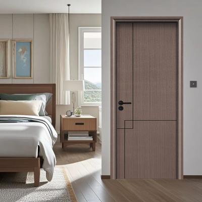 China Wood Plastic Hollow Door With Future Mould Proof / Insect Prevention for sale