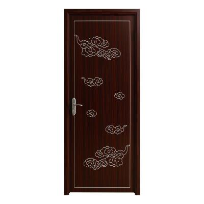 China Superfície flush WPC Porta oca Método de instalação de dobradiças Design esculpido Vidro oca à prova d'água à venda