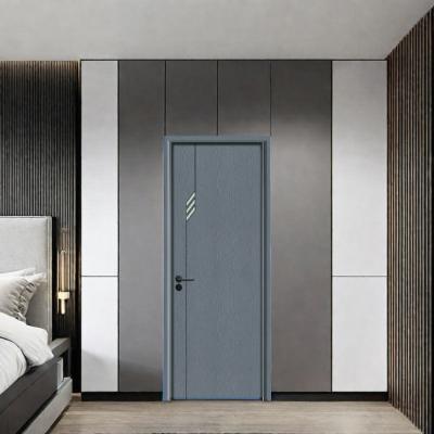 China Soundproof And Insulated WPC Hollow Door For Peaceful And Quiet Environment for sale