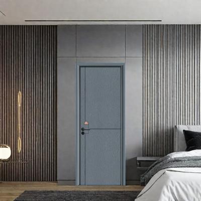 Cina Porta vuota in WPC senza formaldeide a bassa manutenzione con spessore di 45 mm e superficie finita in PVC in vendita