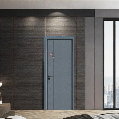 China Inwards / Outwards Opening WPC Hollow Door For Building Needs for sale