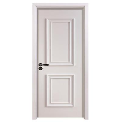 China Composite Wood Door Frame WPC Interior Door with Standard Size or Customized and Solid Design for sale