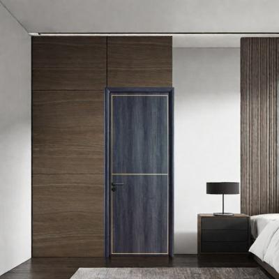 China Eco Friendly WPC Interior Door with Durable Frame Offering Moisture Resistance Termite Proof and Soundproof Benefits for sale