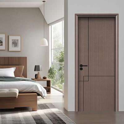 China Termite Resistant Low Maintenance WPC Hollow Door with Heat Insulation for Interior Rooms for sale