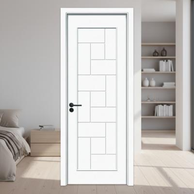 China Moisture Resistant Soundproof Heat Insulation Painting WPC Hollow Composite Door for Enhanced Indoor Environment for sale