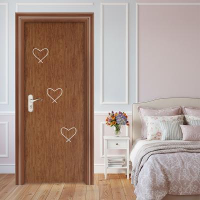 China High Durability WPC Hollow Door with Moisture and Rot Resistance Offering Soundproof Design and Excellent Heat Insulation for Interior for sale
