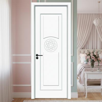 China Painting WPC Door formaldehyde free interior door with superior strength stability moisture resistance and soundproofing for sale