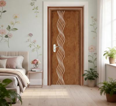 China Eco Friendly WPC Interior Door with Hollow Composite Structure Offering Long Lasting Performance and Stylish Appearance for sale