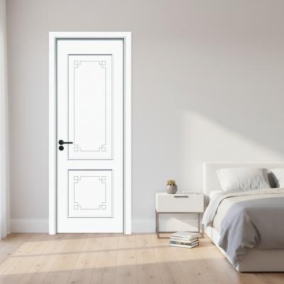 China Soundproof and Energy WPC Hollow Door Constructed from Composite Material Suitable for Residential and Commercial Interior for sale