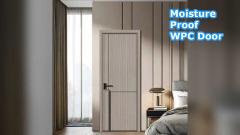 Durable WPC Hollow Door Moisture Resistant Heat Insulated