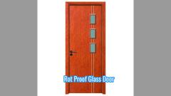 WPC Glass Door Heat Rot Proof Soundproof