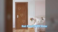 Durable WPC Hollow Door Moisture Rot Proof